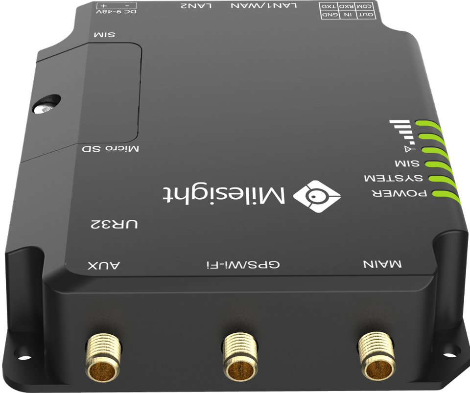 Milesight UR32 4G LTE Rugged Mobile Broadband Wireless Industrial ...