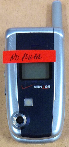 UTStarcom Audiovox CDM-8910 - Blue and Silver ( Verizon ) Rare Flip ...