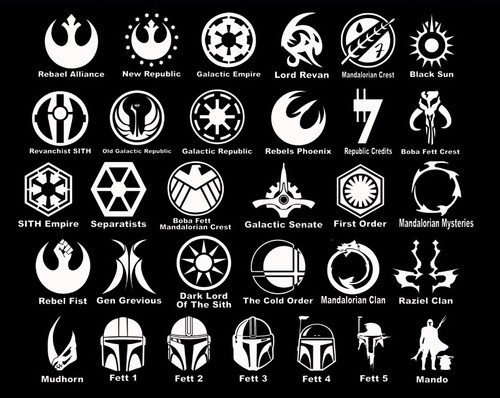5" Star Wars Symbol Vinyl Decal Sticker Window Starwars Galactic ...