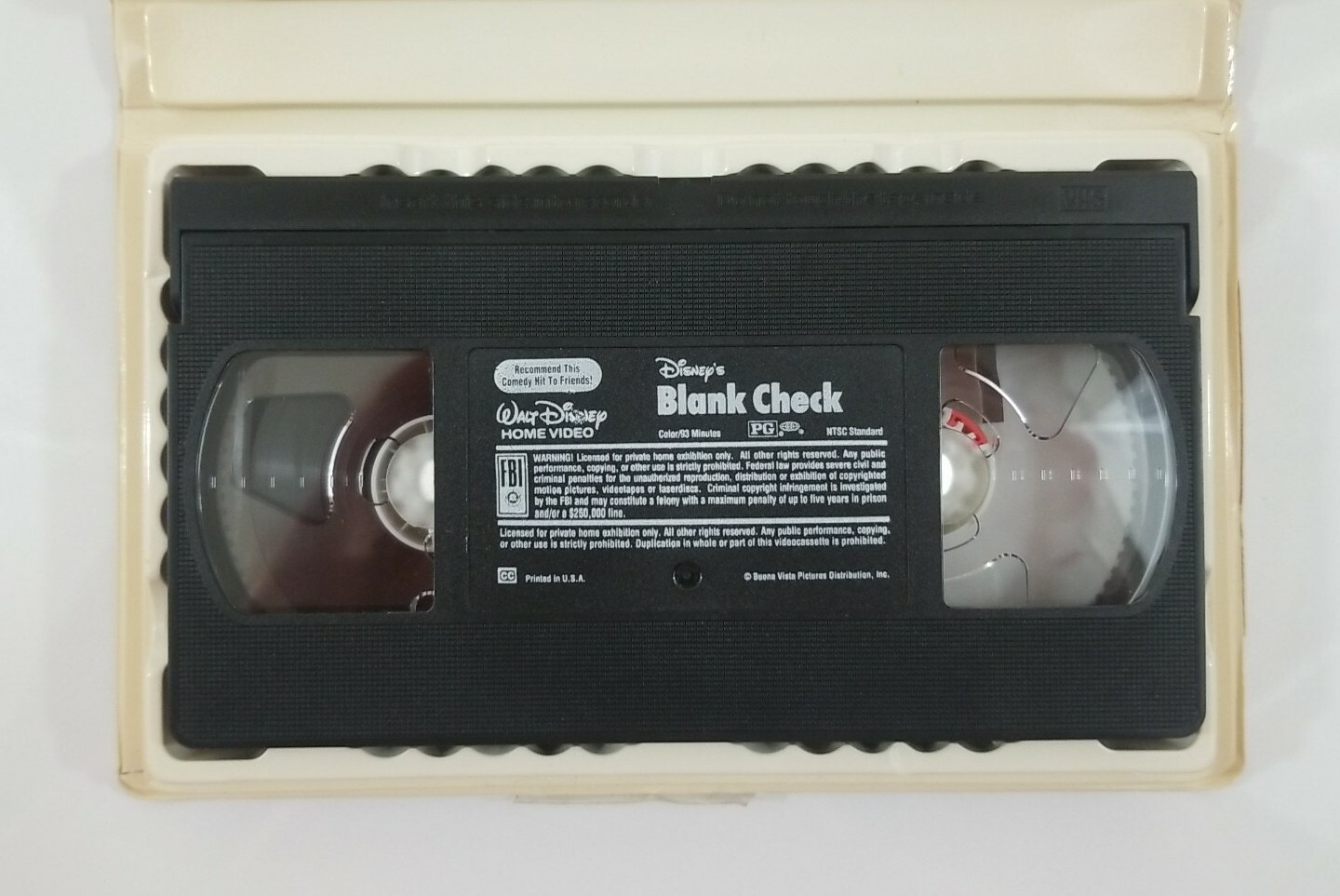 Blank Check VHS Movie Clamshell 2000 Disney | eBay