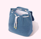 Stoney Clover Lane Denim Flap Backpack NWT SCL Bag Drawstring Camp ...