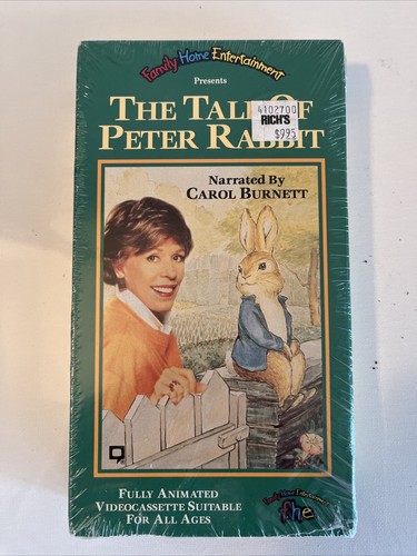 The Tale of Peter Rabbit (VHS, 1992) Carol Burnett Animated Musical ...