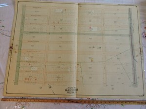Original 1905 26x36 MAP Bensonhurst Brooklyn New York City NYC | eBay