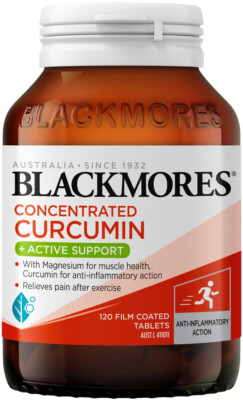 Concentrated Curcumin + Active Support 120 Tablets Blackmores | eBay ...