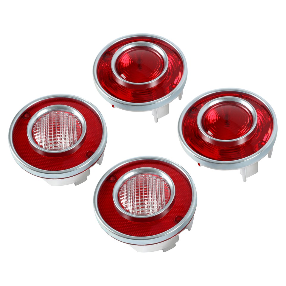 4PCS Tail Lights and Backup Lights Lamps Fit For Chevrolet Corvette C3 ...