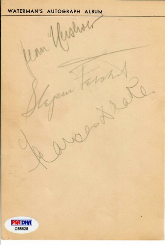 RARE! “ENTERTAINMENT LEGENDS" Hand Signed Album Page Steppin Fetch it ...