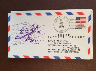 g1h f d c franked usa space shuttle envelope 1977 july 26th | eBay UK