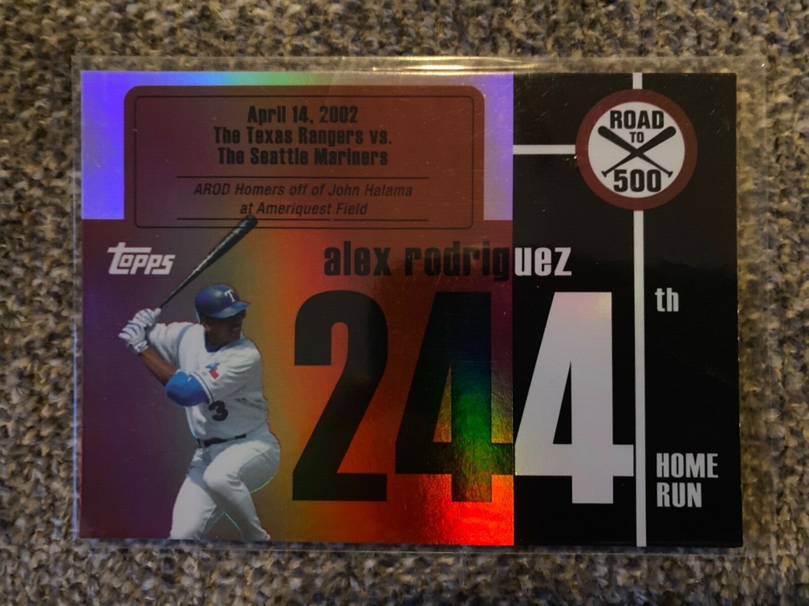 2007 Topps Alex Rodriguez Road To 500 #ARHR244 Baseball Card | eBay