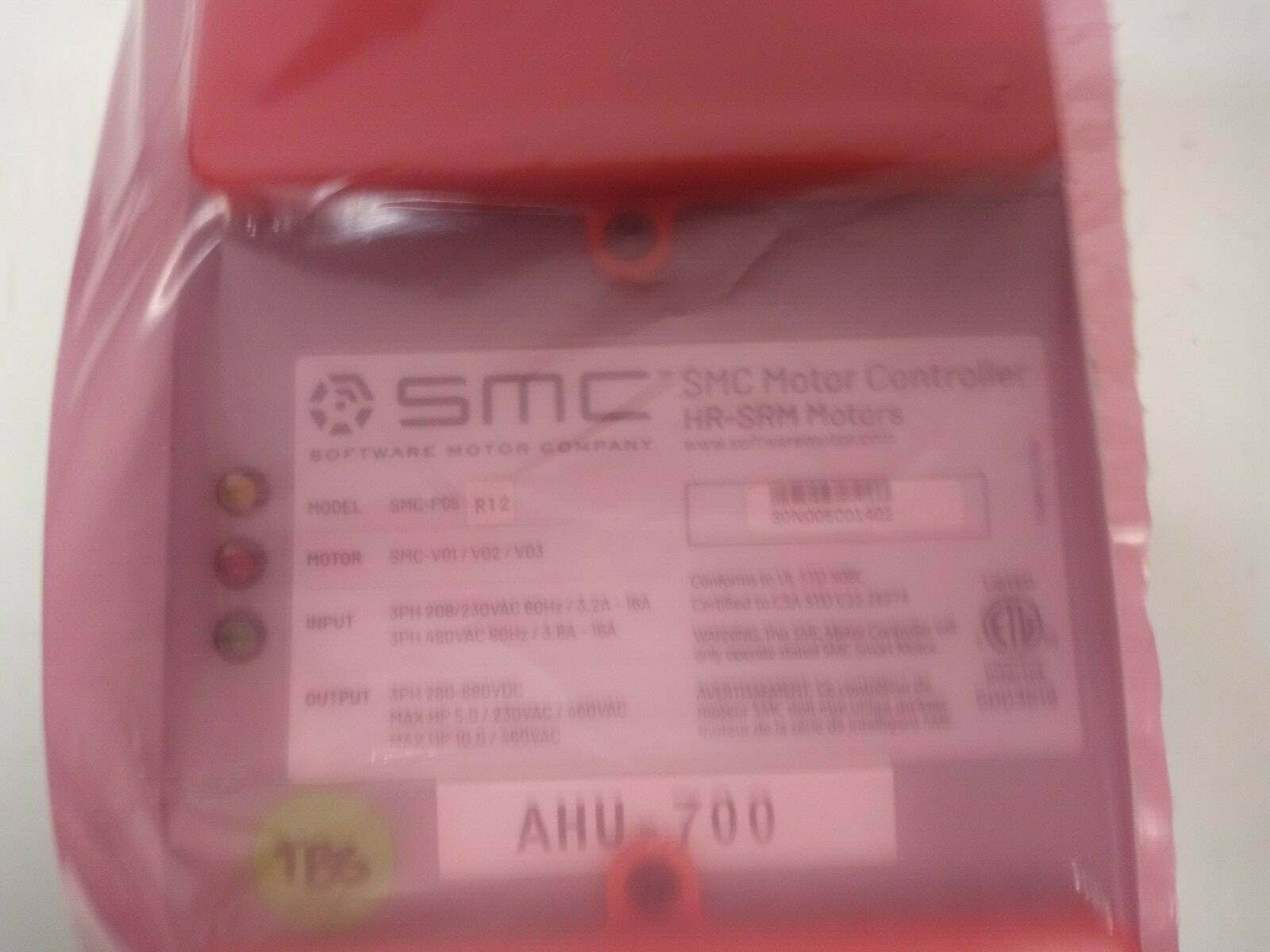 SMC Motor Controller SMC-P05-R12 Vulcan Inverter HR-SRM Motors | eBay