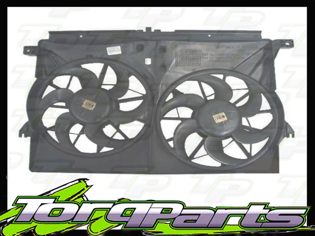 Twin Thermo Fans Suit BA BF Falcon Ford 02-09 6cyl & V8 Radiator ...