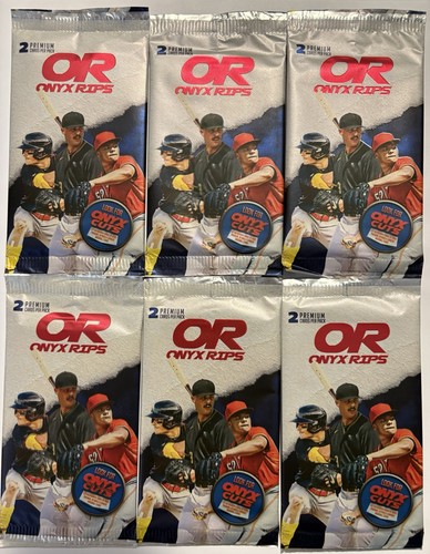 2024 Onyx Rips Baseball Packs Factory Sealed Lot of 6 Fresh from Sealed ...