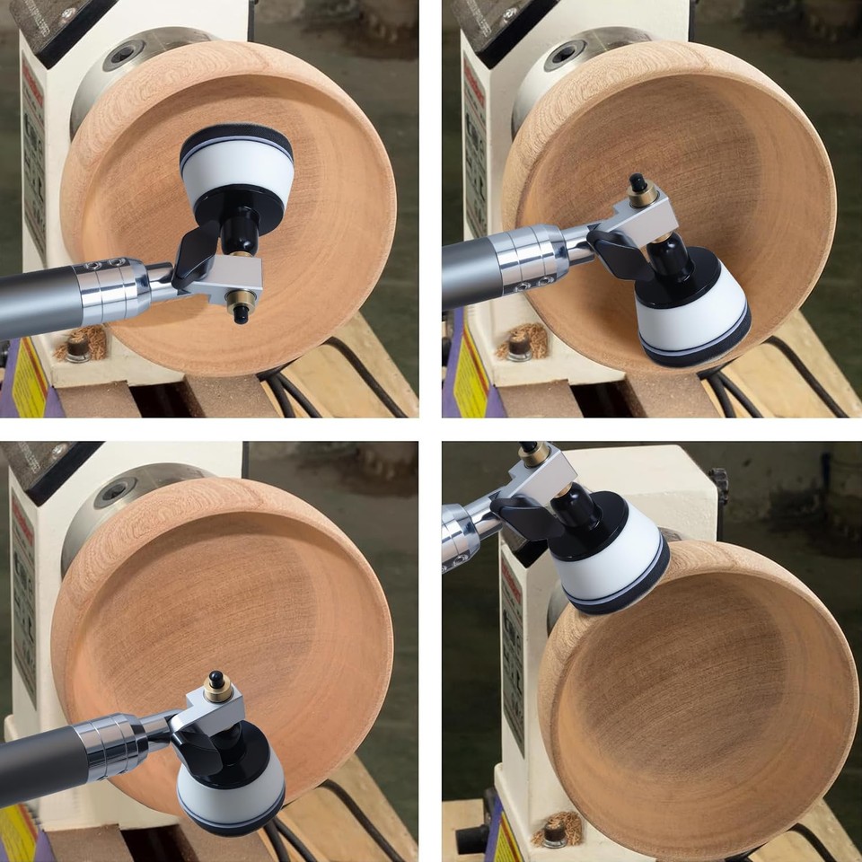 Carbide Wood Lathe Turning Tools Set with Bowl Sander, Including Swan ...