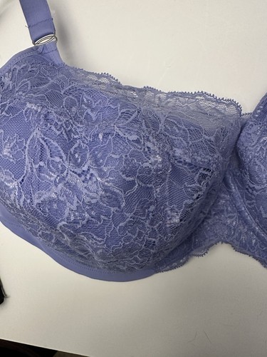 ELOMI 8081 'Brianna' Padded Half Cup UW Bra US Size 44H 44 H Jacaranda ...