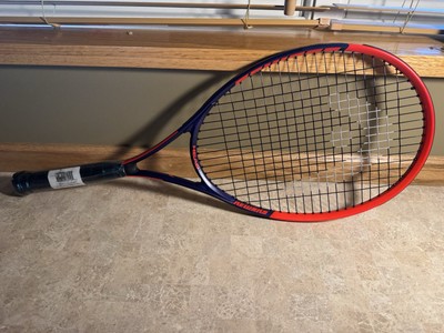 Head Unisex TI Reward Tennis Racket, Adult, Orange/Navy, 4 3/8 Tennis ...