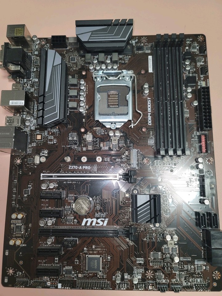 MSI Z370-A PRO Socket LGA 1151 ATX Motherboard Z370 (Tested) | eBay