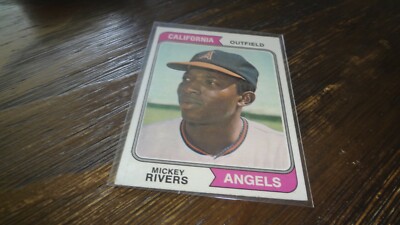 1974 TOPPS # 76 MICKEY RIVERS BASEBALL CARD | eBay