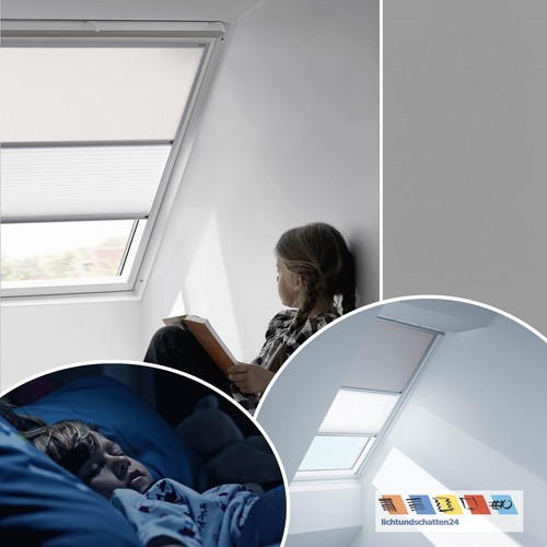 VELUX Verdunkelungsrollo Plus Plissee GGL GPL..GGU GPU GHU..GIL GIU ...