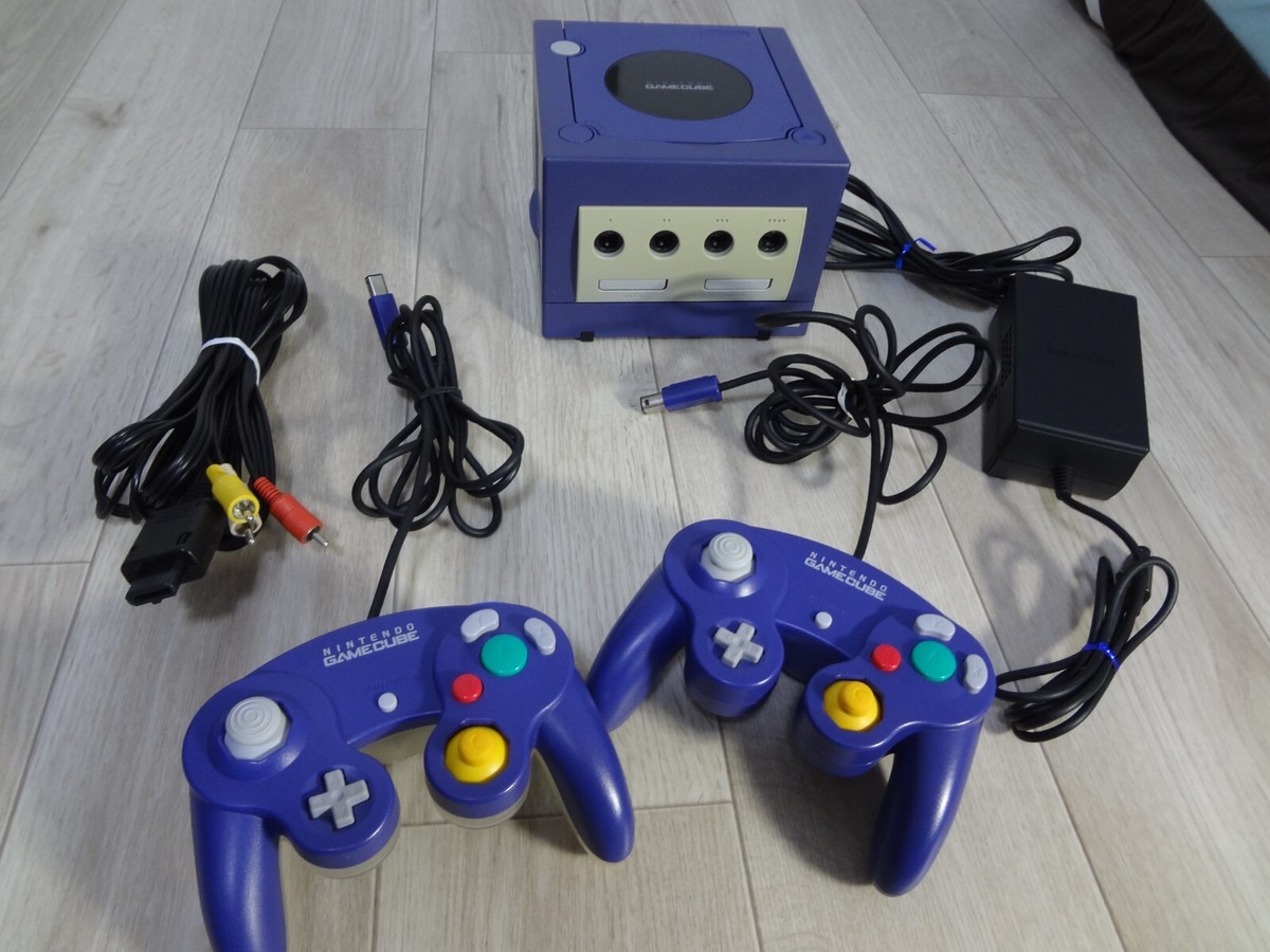 cheap shop Nintendo GameCube Indigo NTSC-U With all Wires and Indigo ...