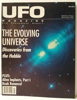 UFO Magazine Aliens Vintage Back Issue Volume 11 #2 March / April 1996 ...
