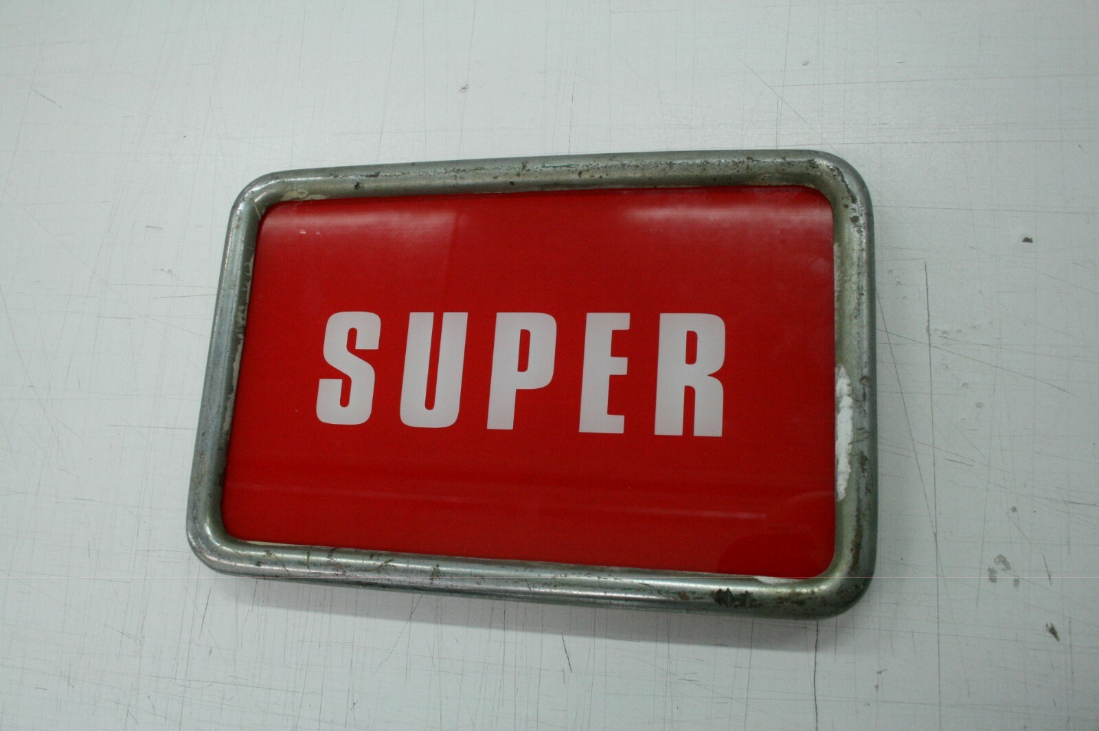 2x "SUPER" glass petrol bowser signs for Wayne AS70 | eBay Australia