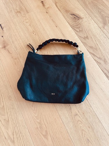 abro Tasche Leder: Beutel SOLEY Dalia black/gold (25 x 10 x 22 cm ...