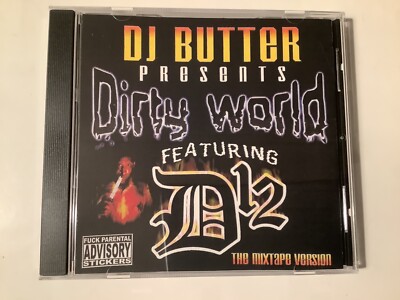 DJ Butter & D12 - Dirty World CD Rare 2002 Promo Mixtape Version proof ...