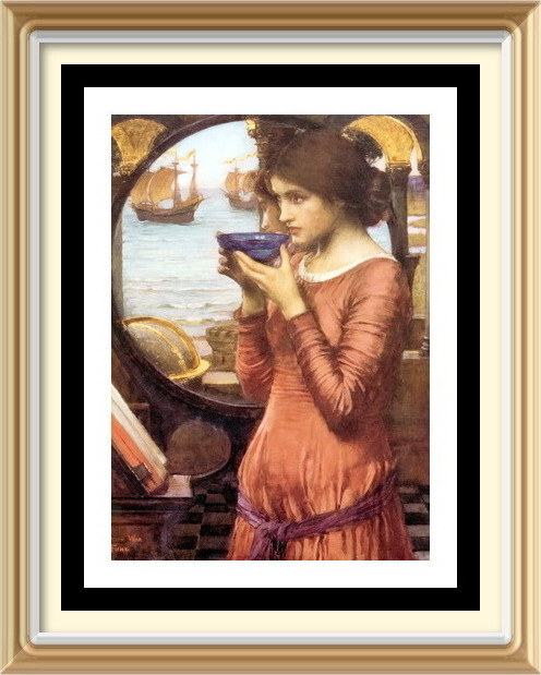 WATERHOUSE Pre-Raphaelite Home Wall Art Print DESTINY Woman Greek ...