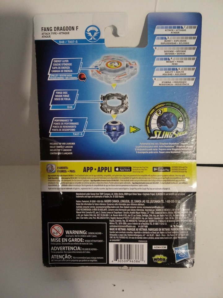 Beyblade Burst RISE -Sling Shock Fang Dragoon F - New Unopened | eBay