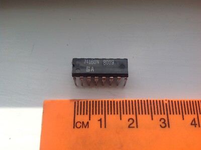 74160N Signetics Original NOS Integrated Circuit 74160 IC AU Fast Post ...