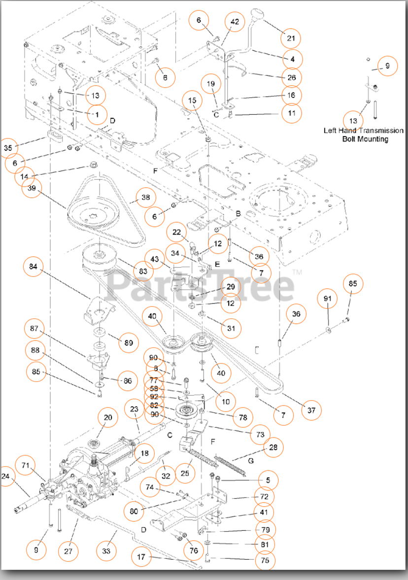 Drive Parts From Toro LX420 Lawn Tractor | eBay