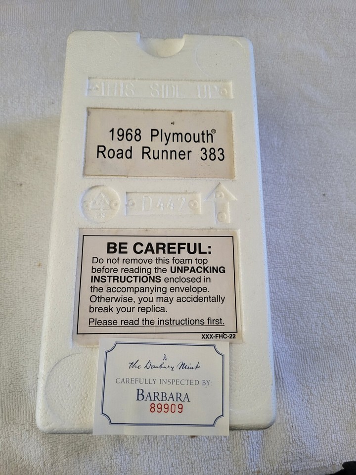 1968 Plymouth road Runner 383 1/24 scale | eBay