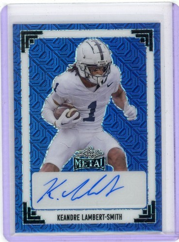 Keandre Lambert-Smith 2024 Leaf Metal Blue Mojo Auto 2/8 | eBay