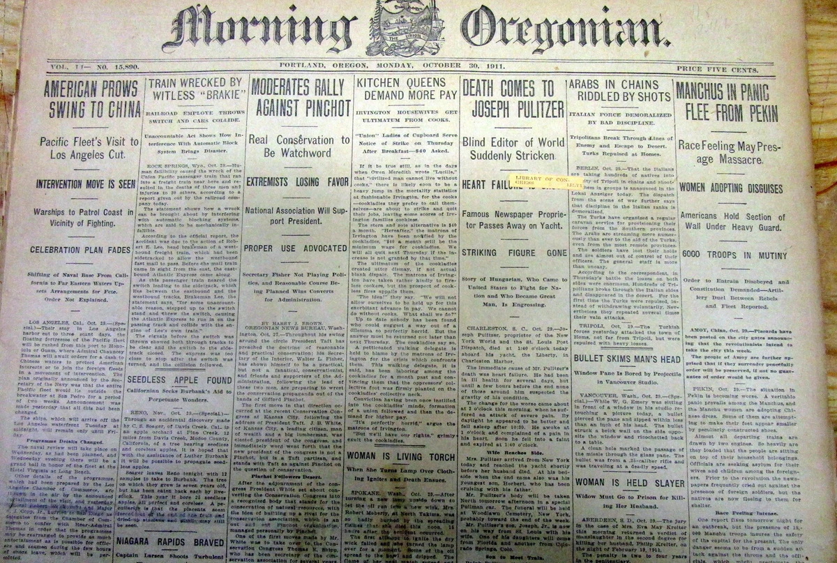 Joseph Pulitzer Newspaper