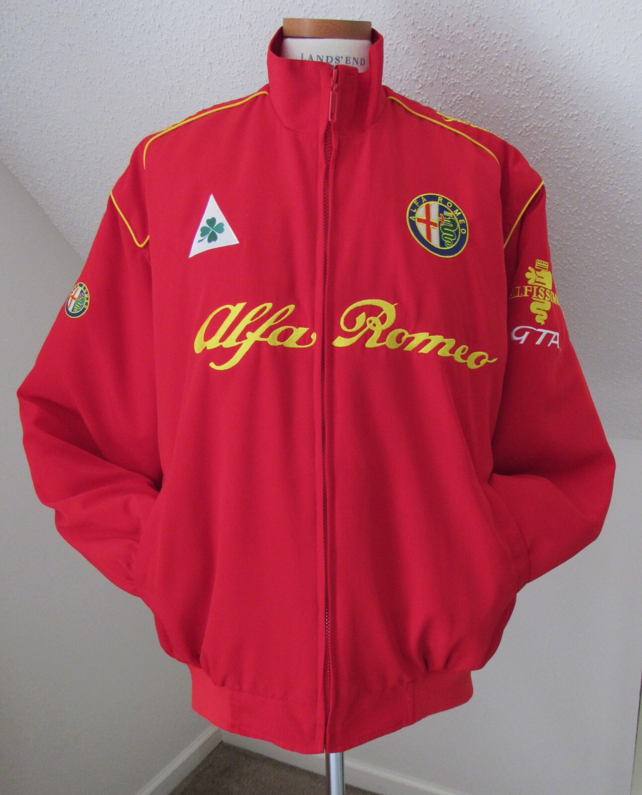 MEN'S VINTAGE ALFA ROMEO MOTORSPORTS JACKET ALFISSIMO… - Gem