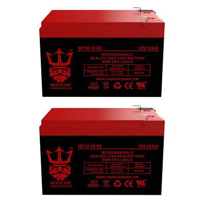 UB12120 12V 12AH SLA BATTERY 12 VOLT - F2 TERMINAL / 2 PACK ...