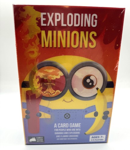 Exploding Minions A Special Edition Card Game by Exploding Kittens New Sealed | eBay
