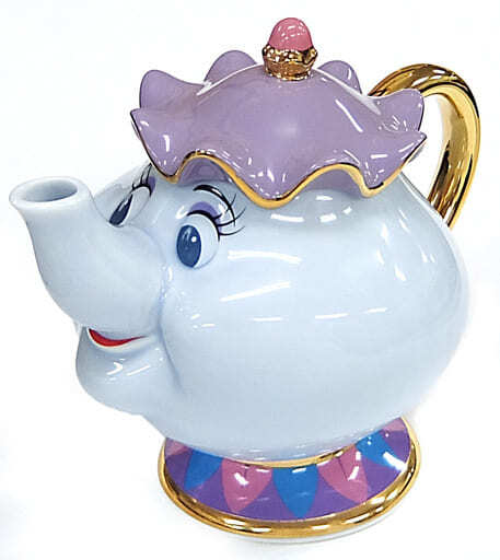 Tokyo Disney Resort Limited Mrs. Potts Teapot Beauty and the Beast 17× ...