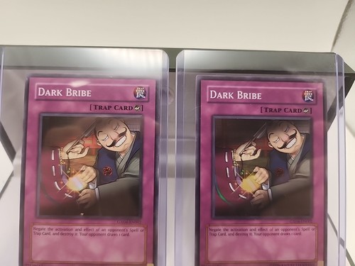 Yugioh! MP Dark Bribe - GX04-EN002 - Super Rare - Limited Edition ( 2 ...