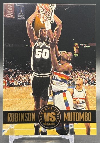 1993-94 SkyBox Premium #SS6 David Robinson / Dikembe Mutombo Showdown ...