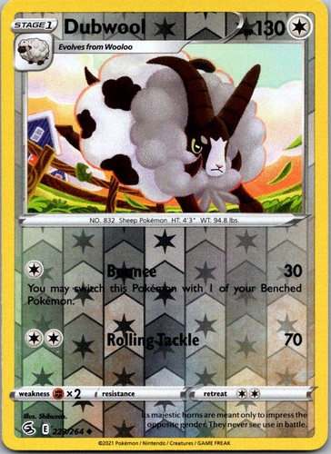 Dubwool 223/264 SWSH08: Fusion Strike Uncommon NM | eBay