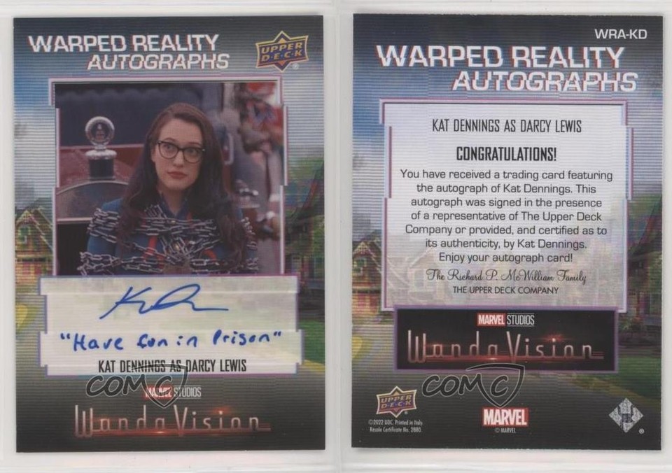 2022 Marvel Studios' WandaVision Warped Reality Kat Dennings as Darcy ...