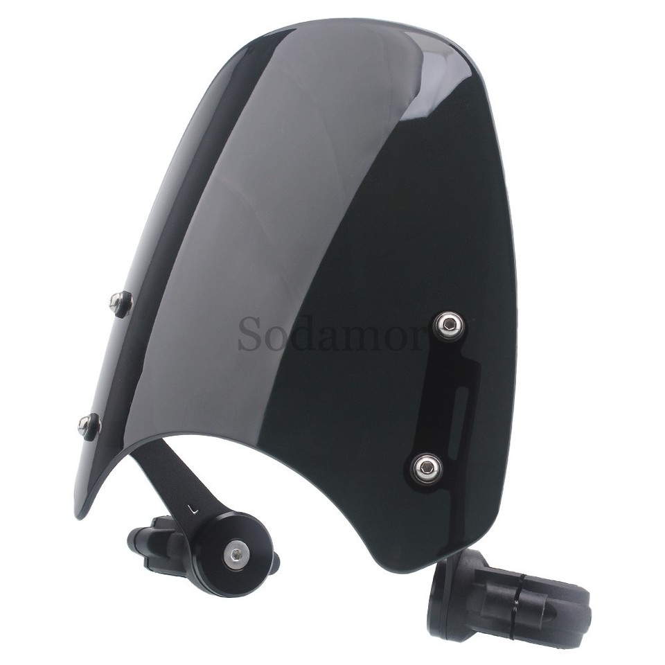 Windshield Windscreen Deflector For Triumph Bonneville Bobber T100 T120 ...