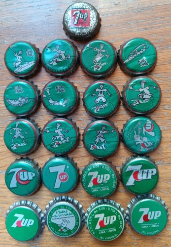 *S* Lot of 21 Fido Dido & 7UP Assorted Bottle caps from Venezuela | eBay