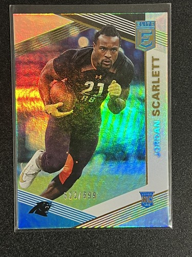 2019 Donruss Elite Jordan Scarlett Rookie /699 Carolina Panthers #161 ...