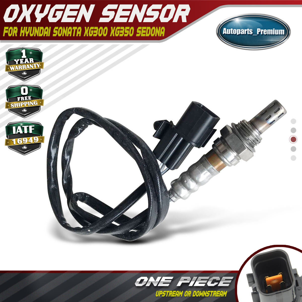 O2 Oxygen Sensor for Hyundai Sonata XG300 XG350 02-03 Kia Sedona 2.0L 3 ...