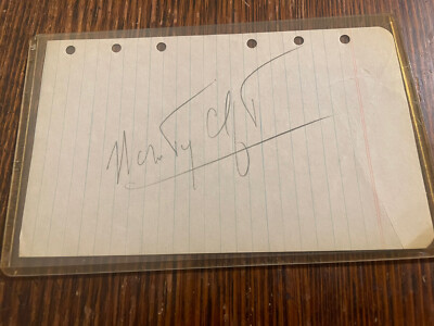 Hollywood actor Montgomery Clift signed autograph signature | eBay