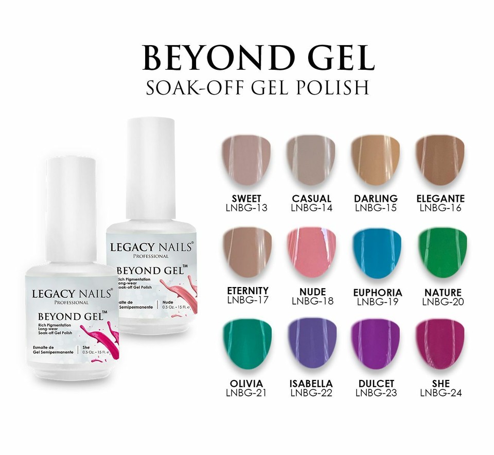 Beyond Gel Polish 48 Variety Colors | Legacy Nails | eBay