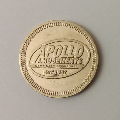 Apollo Amusements Game Room Superstores Token 22mm | eBay