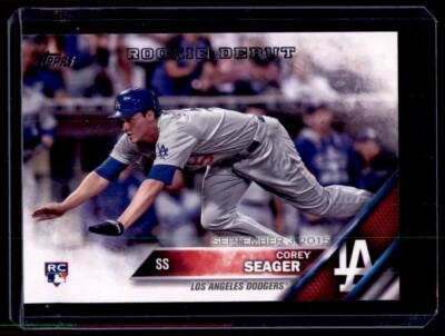 2016 Topps Update Corey Seager Rookie Los Angeles Dodgers #US279 1054 | eBay