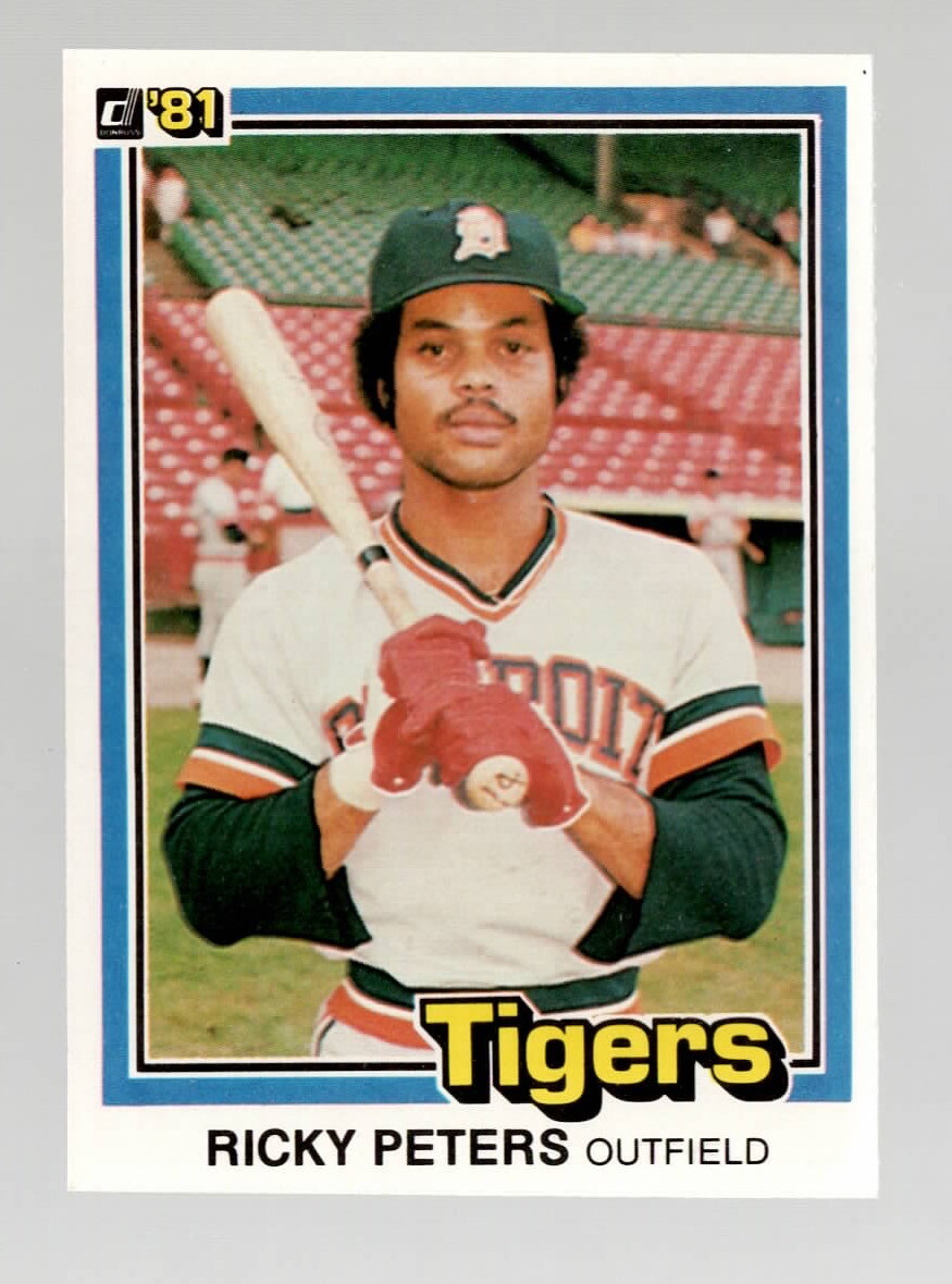 1981 Donruss #10 Ricky Peters Excellent/NM | eBay